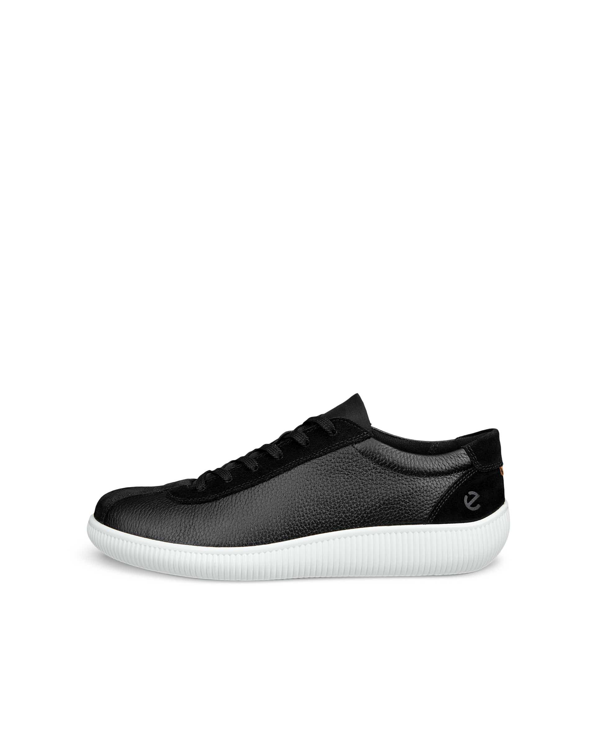 Men's ECCO® Soft Zero Leather Sneaker | Black