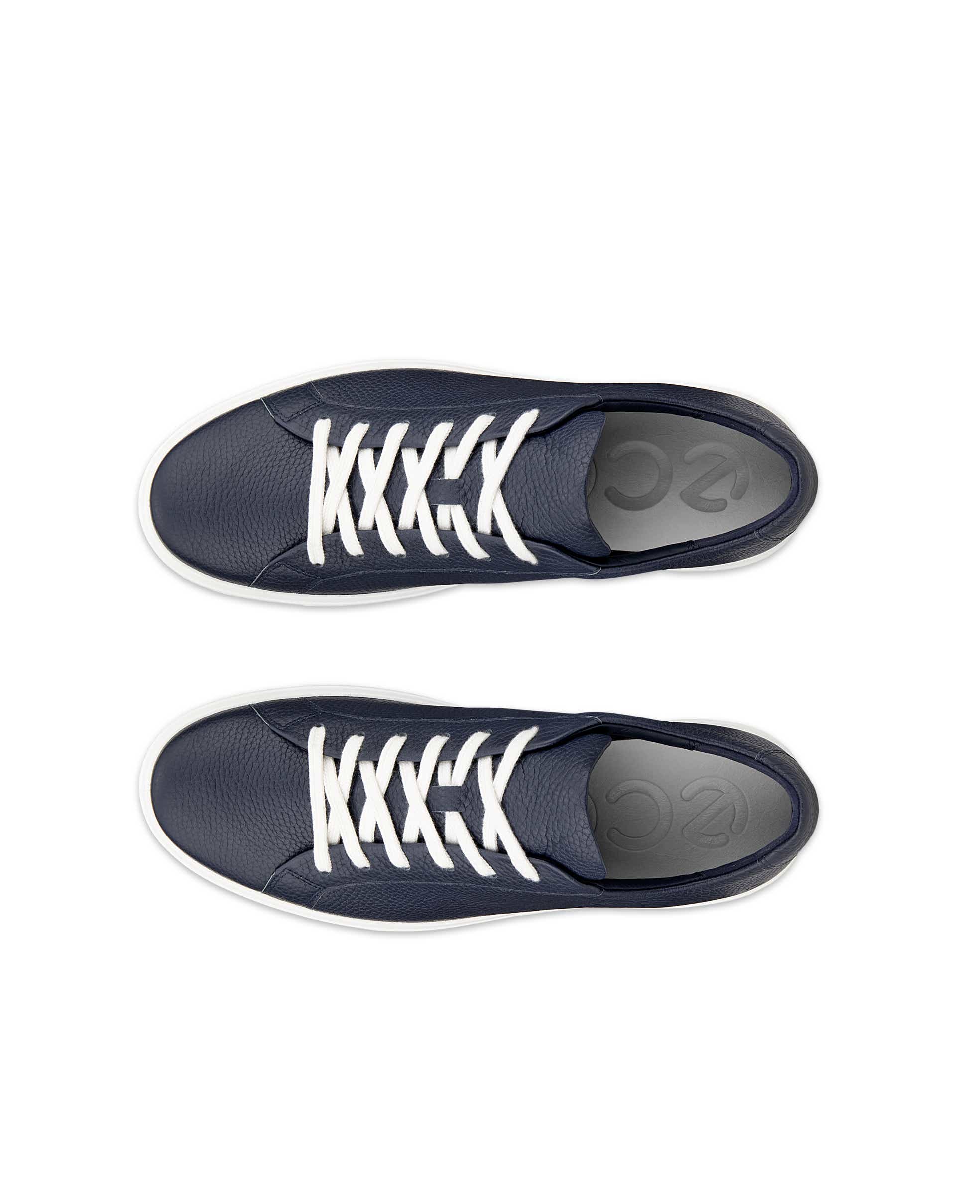 Men's ECCO® Soft 60 Leather Sneaker | Blue