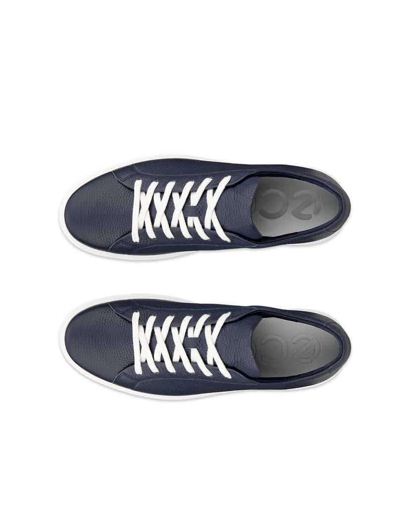 Men's ECCO® Soft 60 Leather Sneaker | Blue