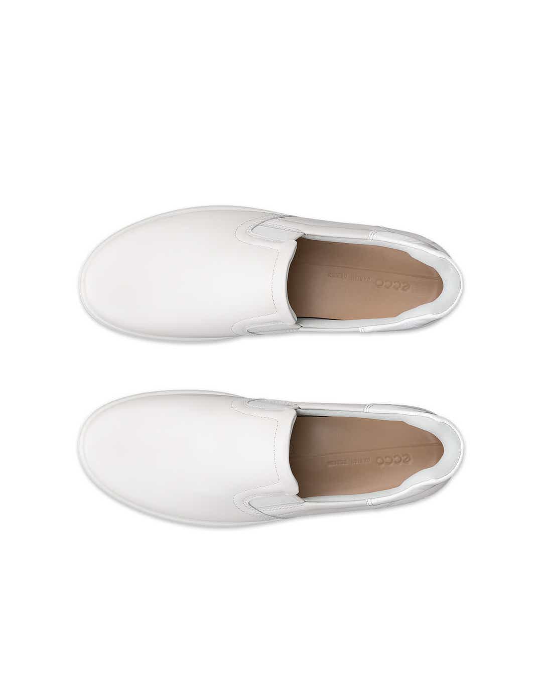 Women's ECCO® Soft 7 Leather Slip-In Shoe | White