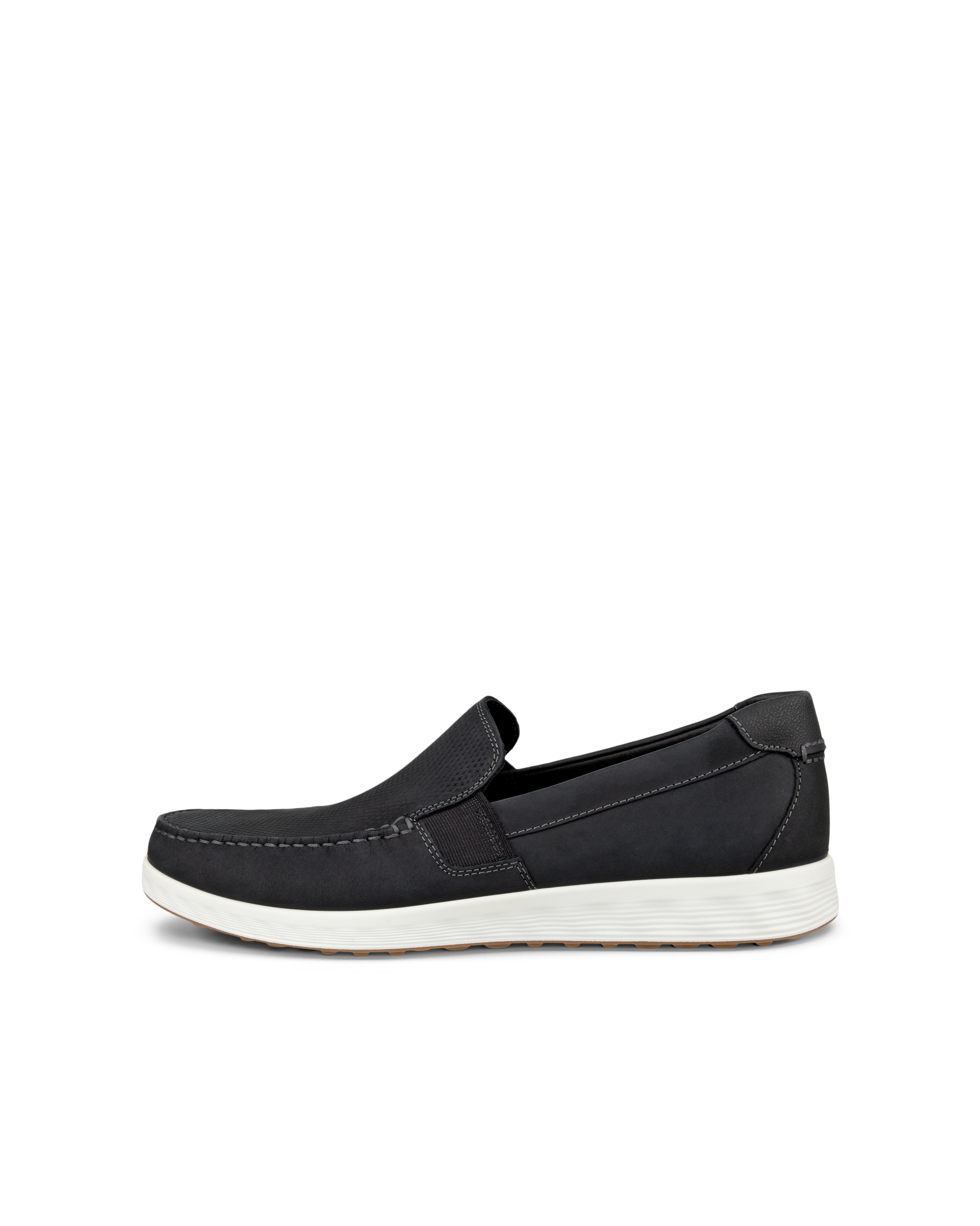 Men's ECCO® S Lite Moc Nubuck Moccasin | Black