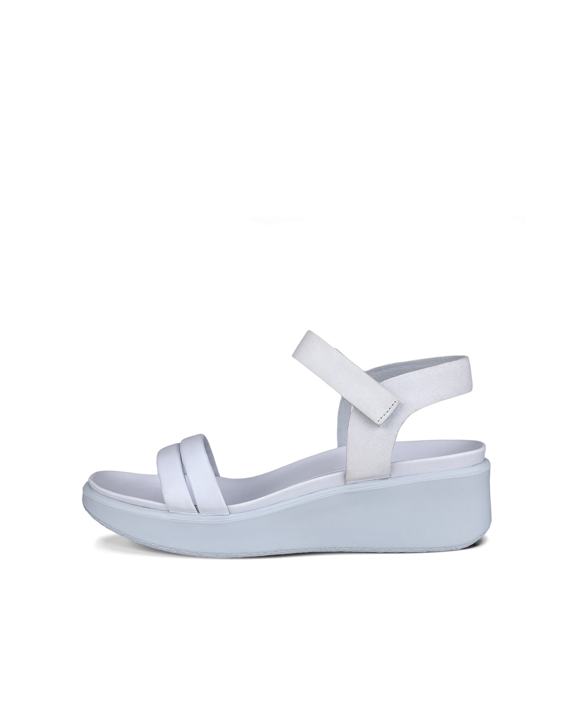 Women's ECCO® Flowt Wedge LX Leather Sandal | Blue