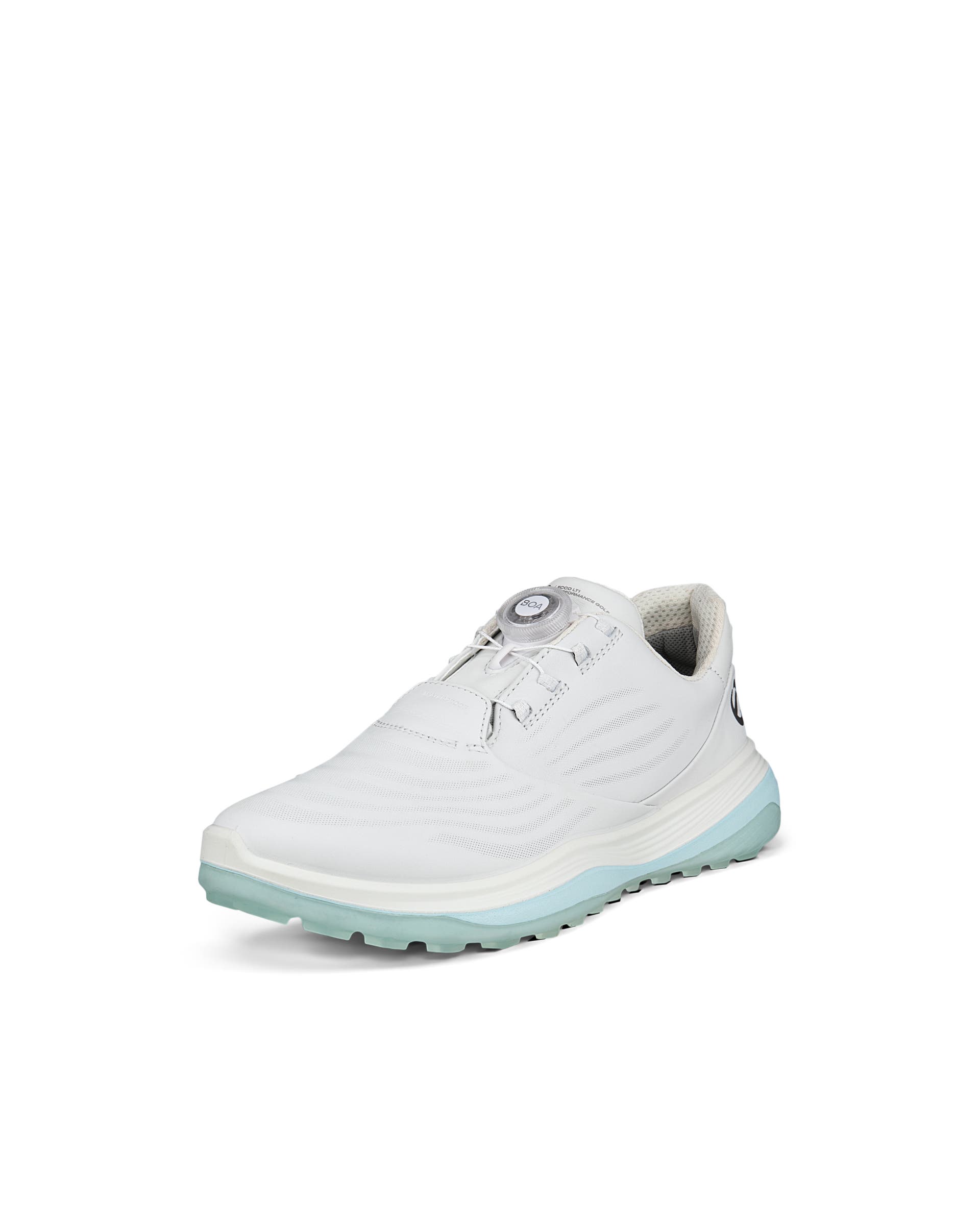 Women's ECCO® Golf LT1 Hybrid Boa Leather Waterproof Golf Shoe | White