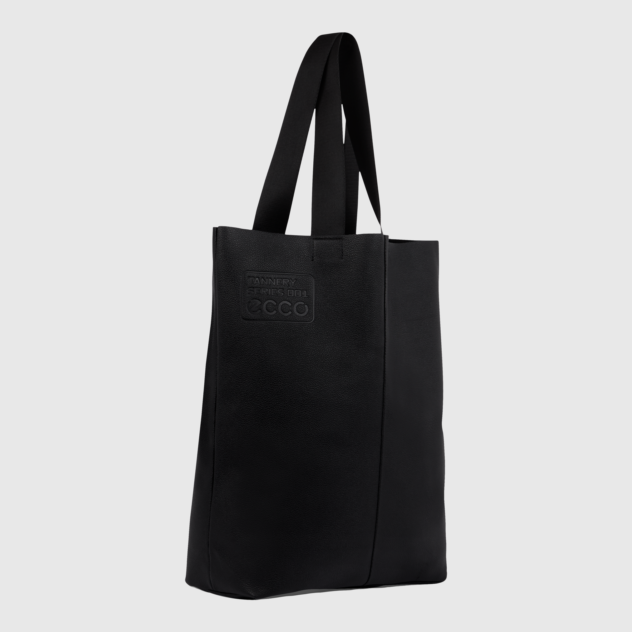 ECCO® Upcycled North-South Leather Tote Bag | Black
