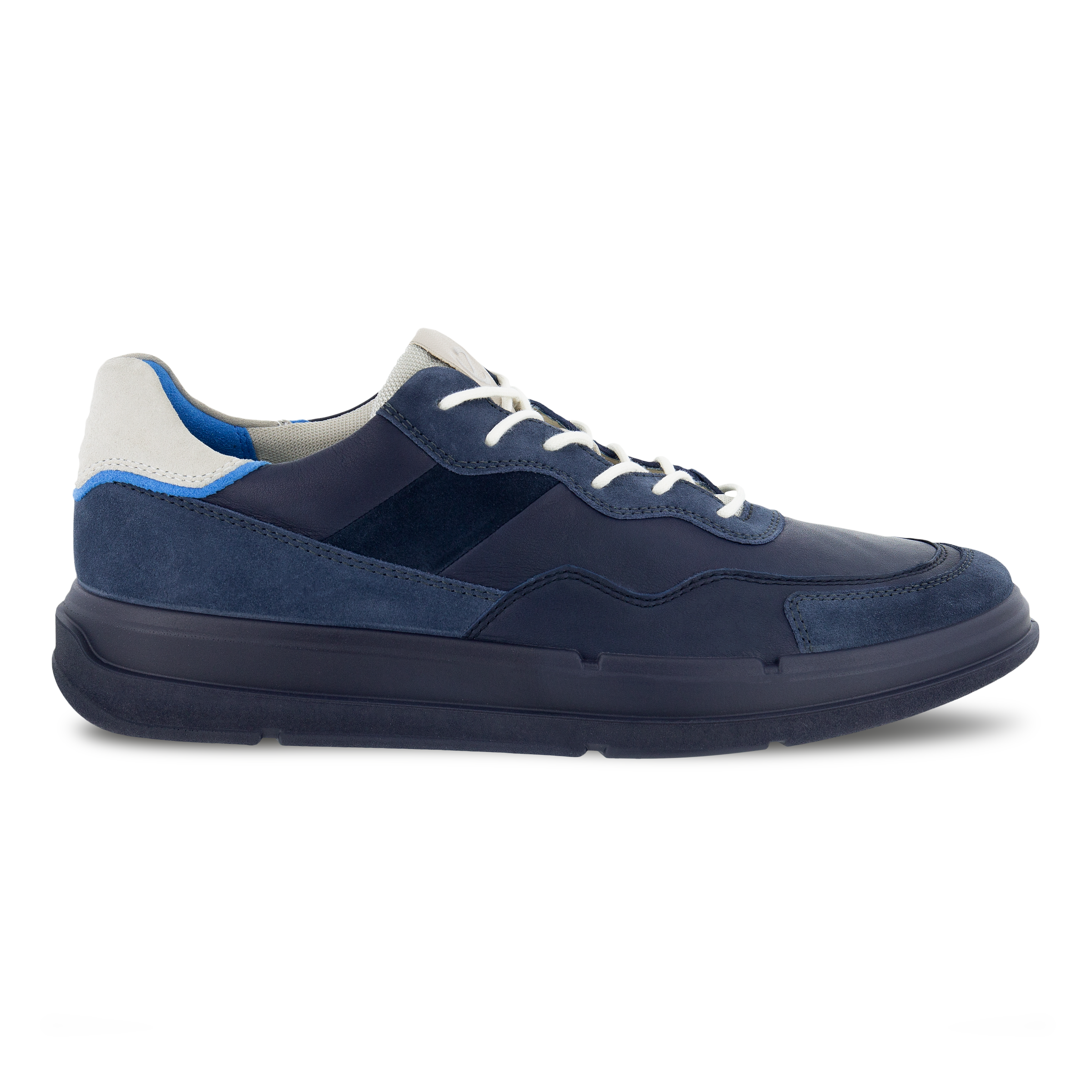 Men's ECCO® Soft X Leather Sneaker | Blue