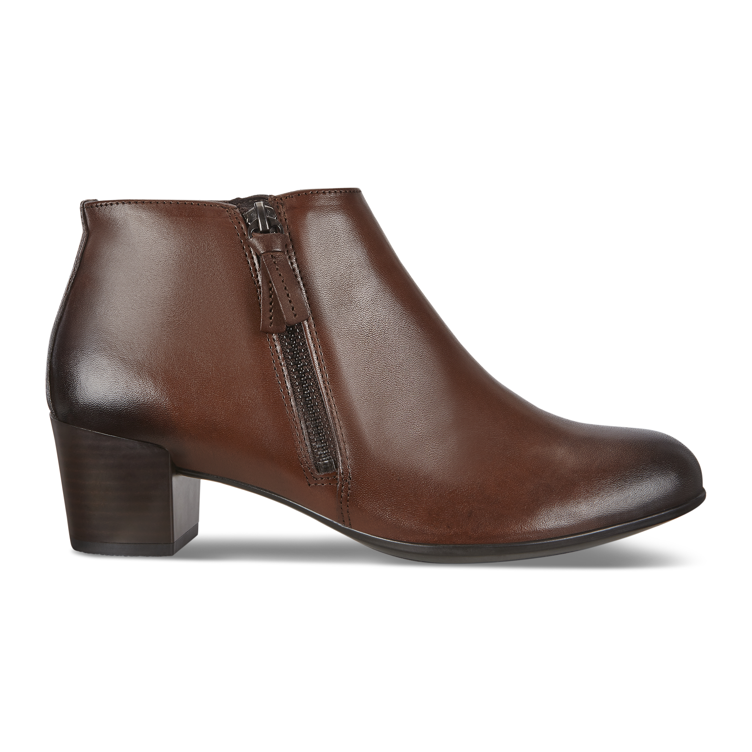 Women's ECCO® Shape 35 Leather Ankle Boot | Brown