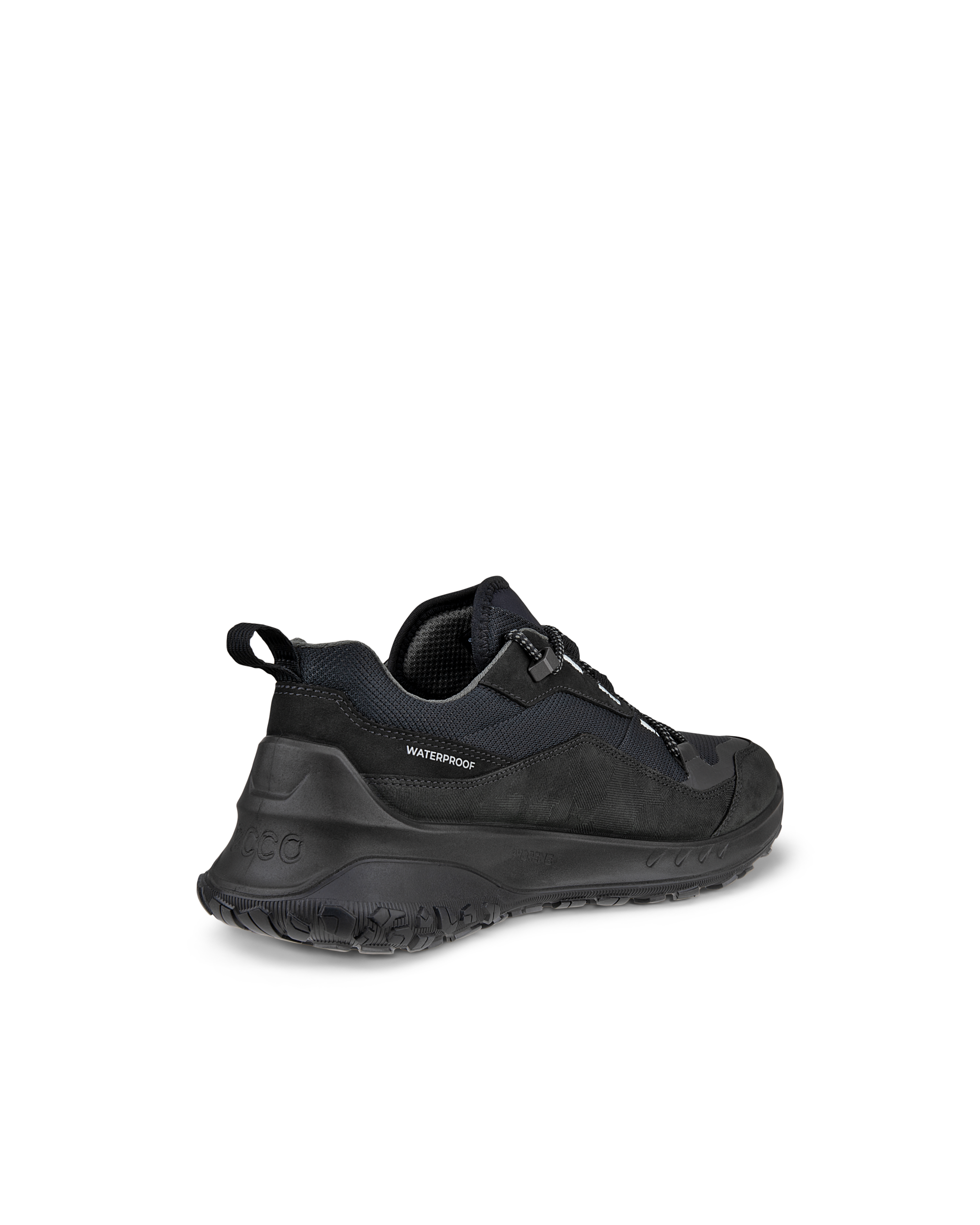 Men's ECCO® ULT-TRN Nubuck Waterproof Hiking Shoe | Black