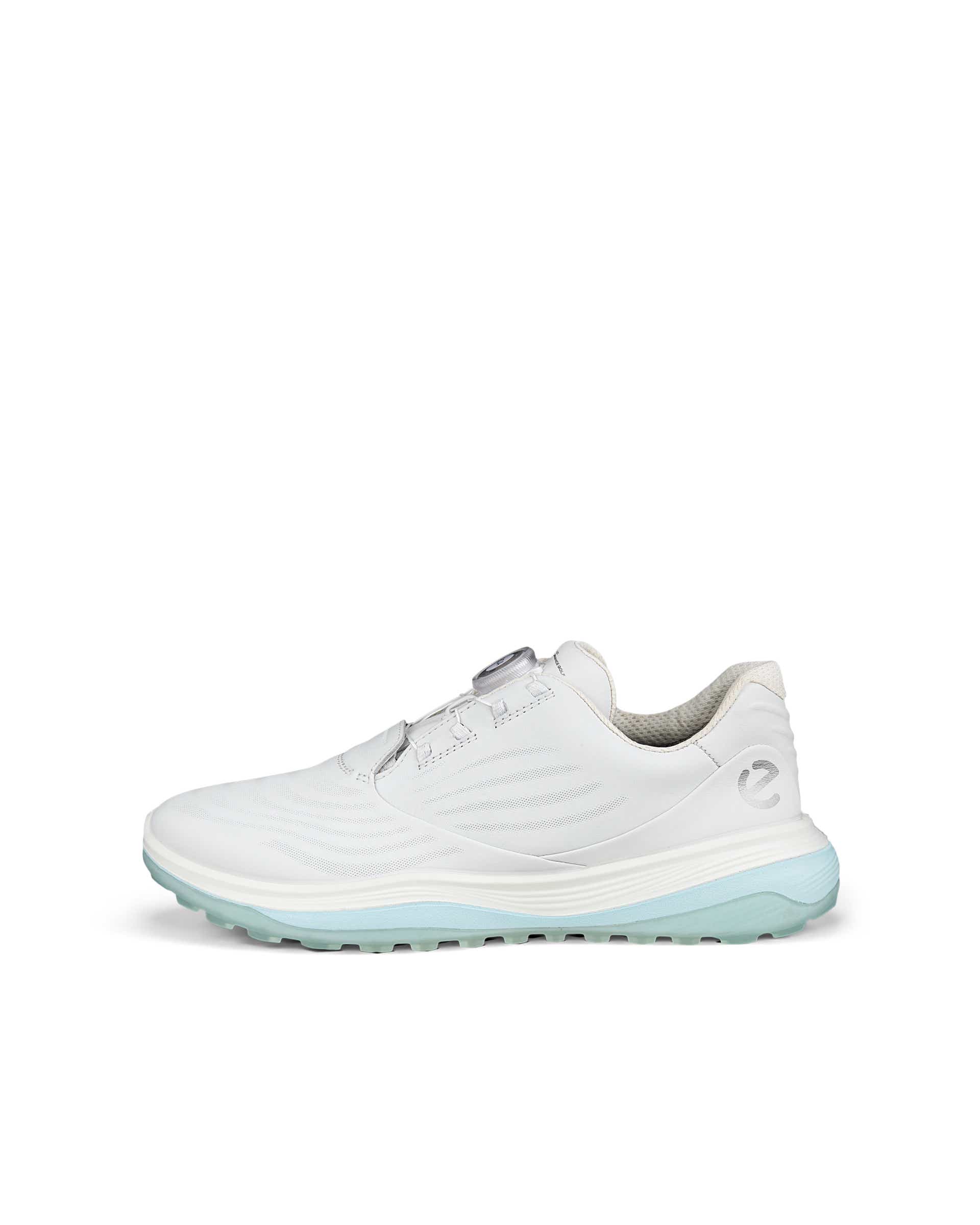 Women's ECCO® Golf LT1 Hybrid Boa Leather Waterproof Golf Shoe | White