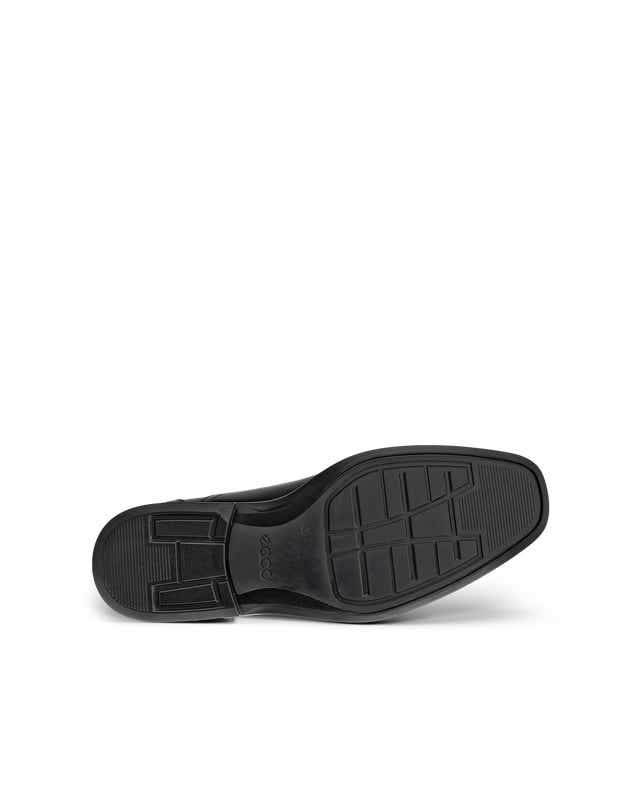 Men's ECCO® Metropole Milan Leather Slip-On Derby Shoe | Black
