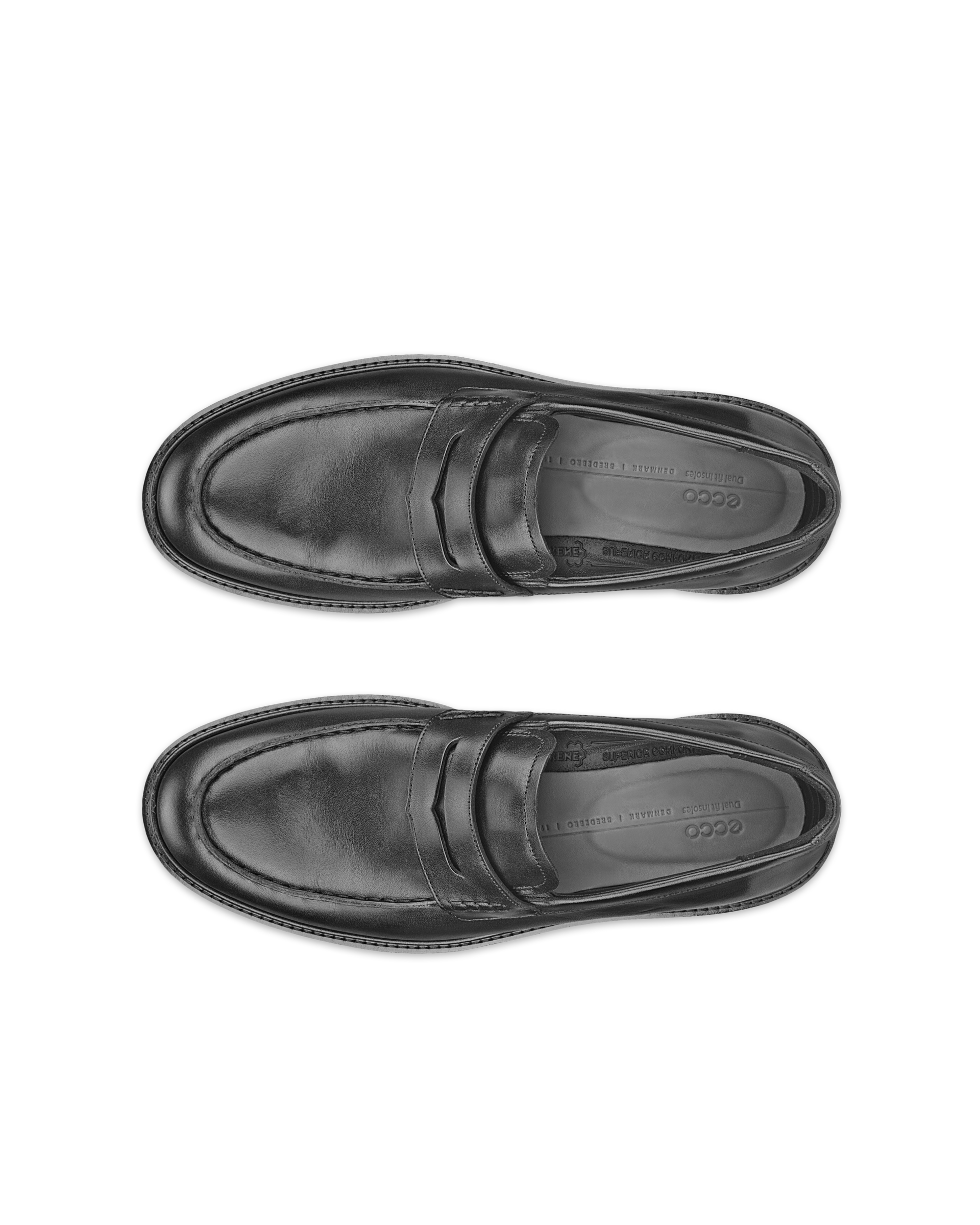 Men's ECCO® Metropole London Leather Penny Loafer | Black