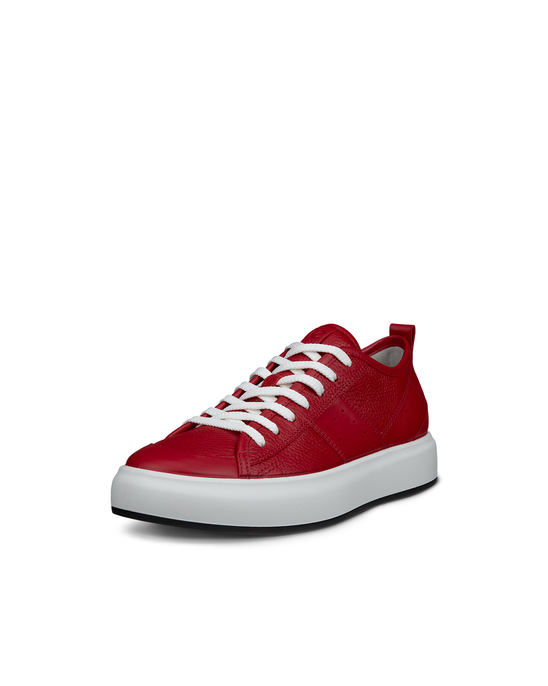 Women's ECCO® Street Ace Leather Sneaker | Red