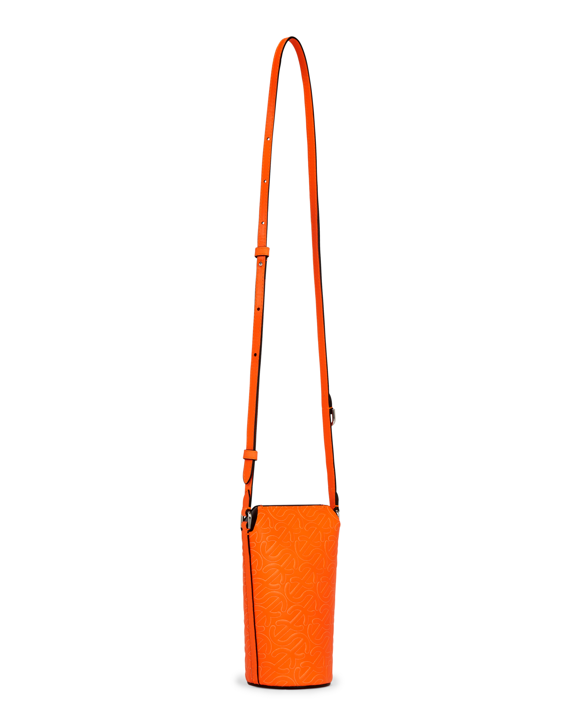 ECCO® Pot Wave Leather Crossbody Bag | Orange