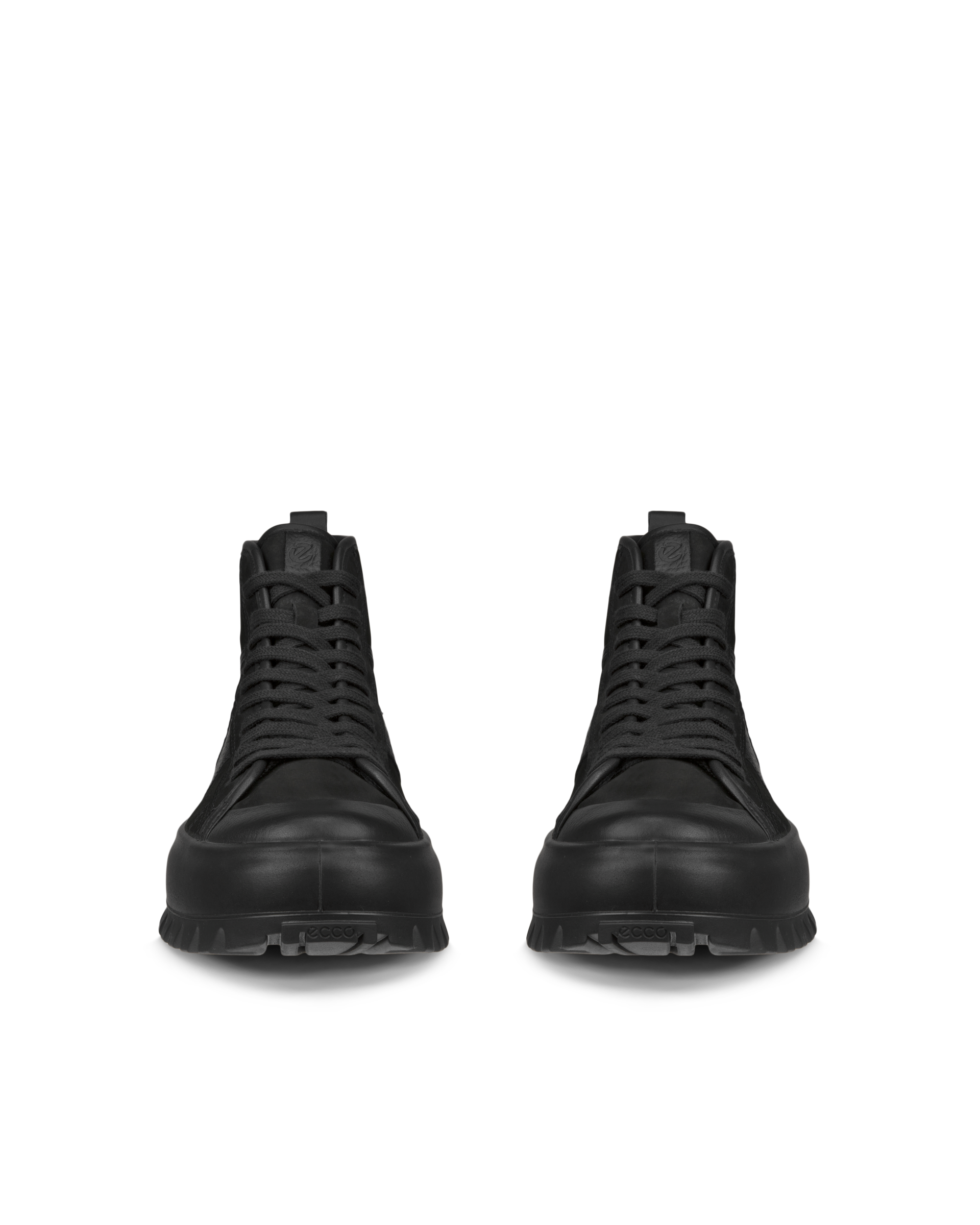 Women's ECCO® Street Ace Rugged Nubuck Gore-Tex High-Top Sneaker | Black