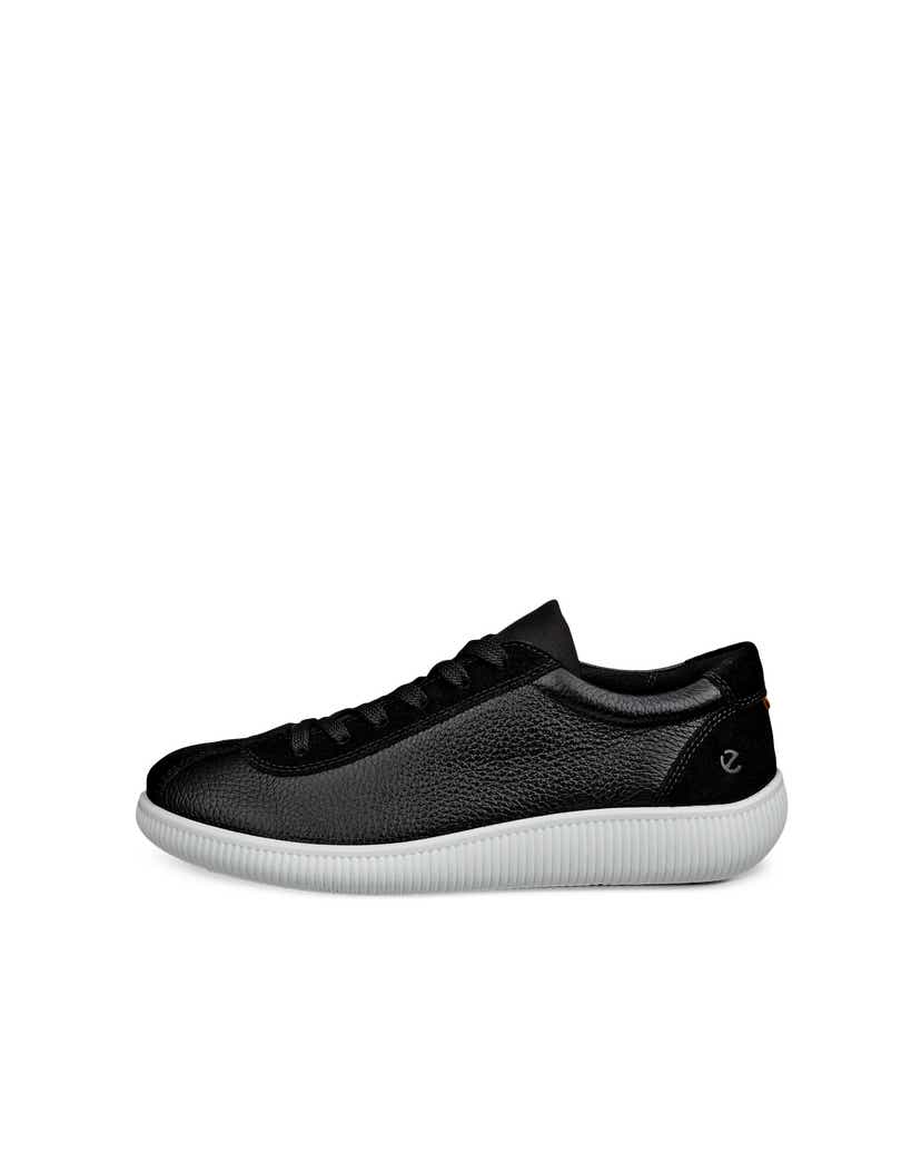 ECCO soft zero WOMEN ウィメンズ レザースニーカー | ブラック