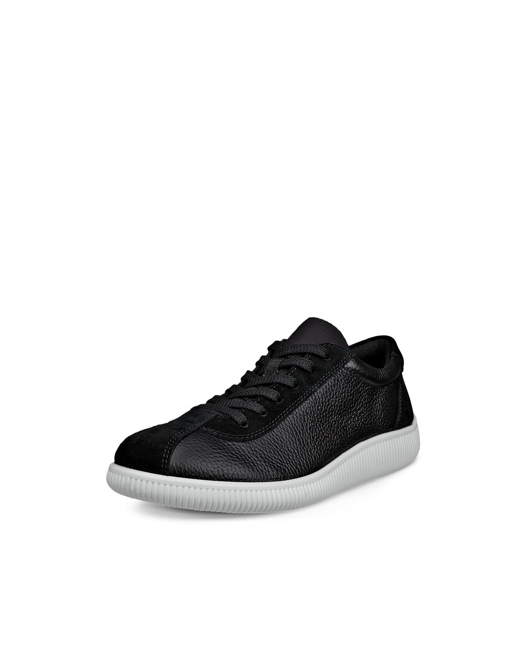 ECCO soft zero WOMEN ウィメンズ レザースニーカー | ブラック